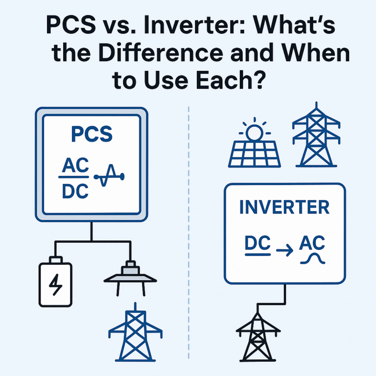 PCS vs. Inverter: What’s the Difference and When to Use Each?