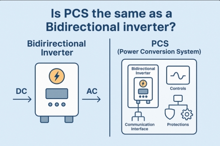 Bidirectional Inverter vs PCS: Detailed Comparison, Functions ...