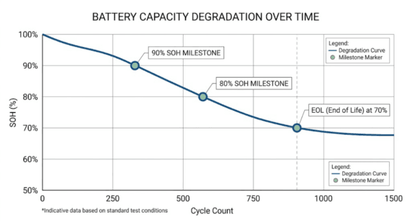 Battery Cycle Standards: DOD vs SOH vs EOL - SunLith Energy