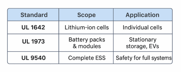 UL 1642 Certification: Ensuring Lithium-Ion Battery Safety