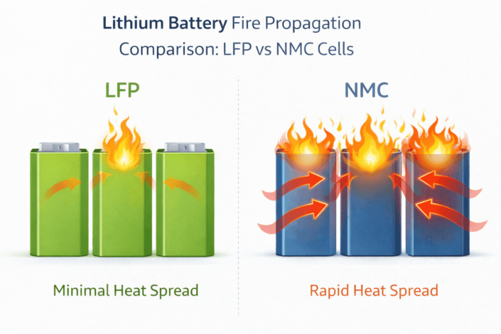 NMC Battery vs LFP Safety: The Complete BESS Risk Breakdown (2026)