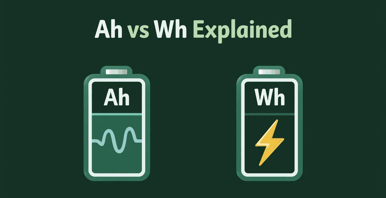 Ah vs Wh Battery Capacity Explained - SunLith Energy