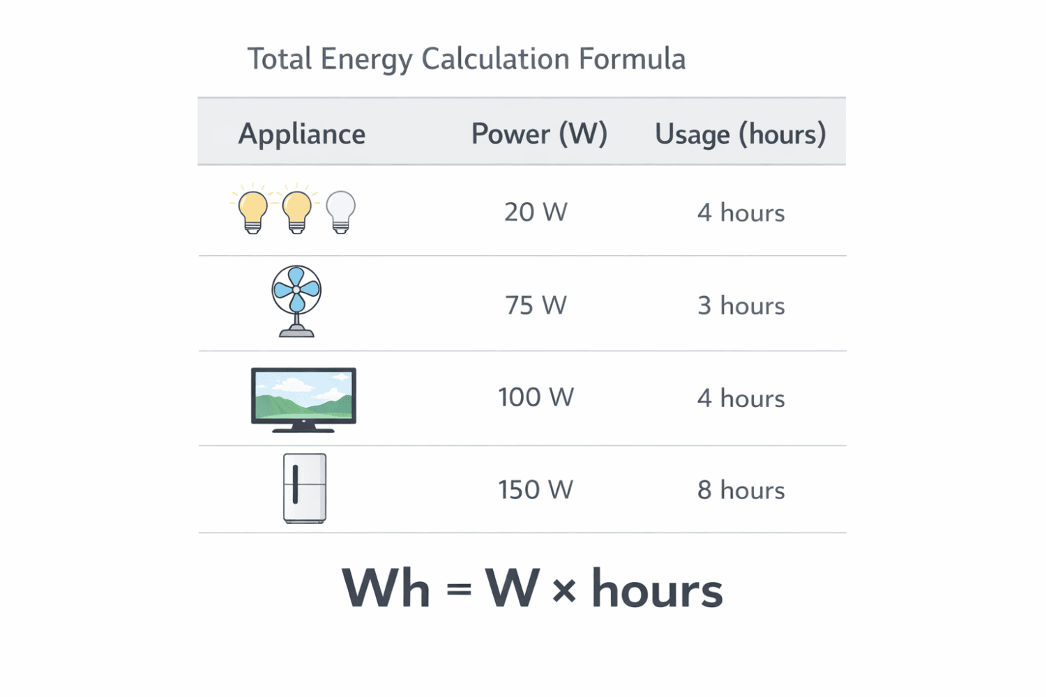 Energy Storage Calculation Guide: Battery & Solar Sizing